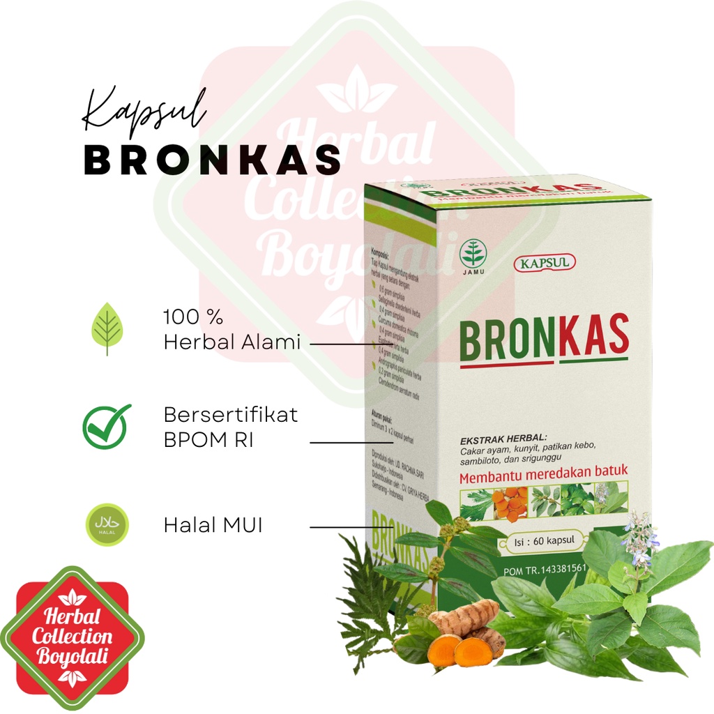 Jual Obat Herbal untuk batuk bronkitis dan gejalanya dengan kapsul ...