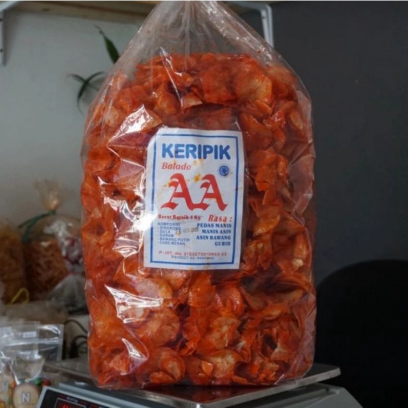 Jual keripik singkong balado keripik singkong balado oleh oleh khas ...