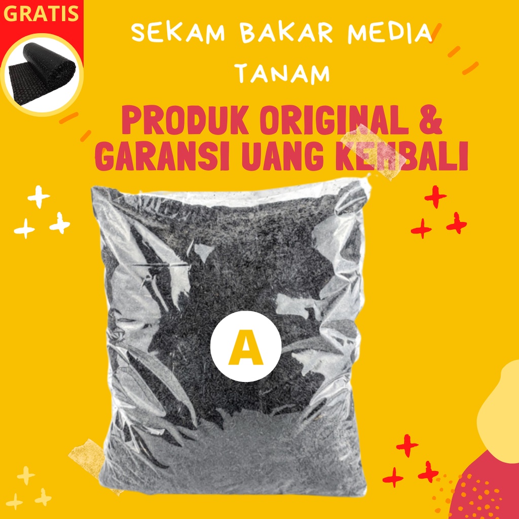 Jual Media Tanam Sekam Merang Bakar Tanaman Hias Sayur Siap Pakai 500 ...