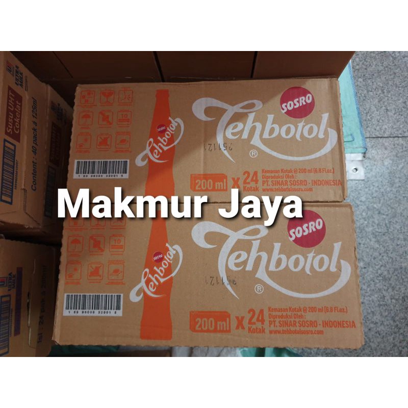 Jual TEH BOTOL SOSRO KOTAK 200ml (1 Dus Isi 24 Kotak) | Shopee Indonesia