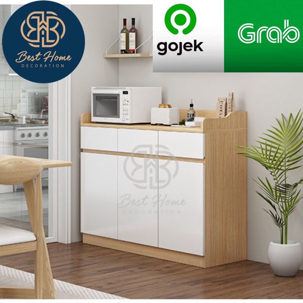 Jual (INSTANT) LEMARI DAPUR MINIMALIS RD 120 / RAK DAPUR MINIMALIS ...