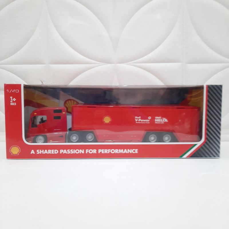 Jual Burago Ferrari Hauler shell v power skala 1:43 LIMITED EDITION ...