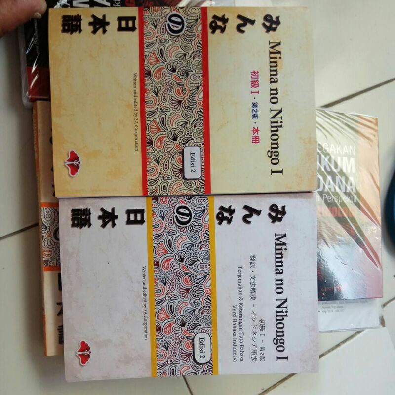 Jual Minna No Nihongo I Bhs Jepang Dan Minna No Nihongo I Terjemahan