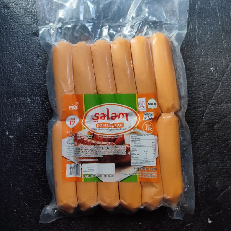 Jual SOSIS SALAM SOSIS MISTER MAX ISI 12 PCS sosis bakar 500g | Shopee ...