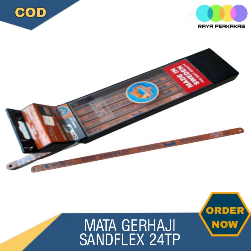 Jual Mata Gergaji Besi PVC 24TP Hacksaw Blade SandFlex | Shopee Indonesia