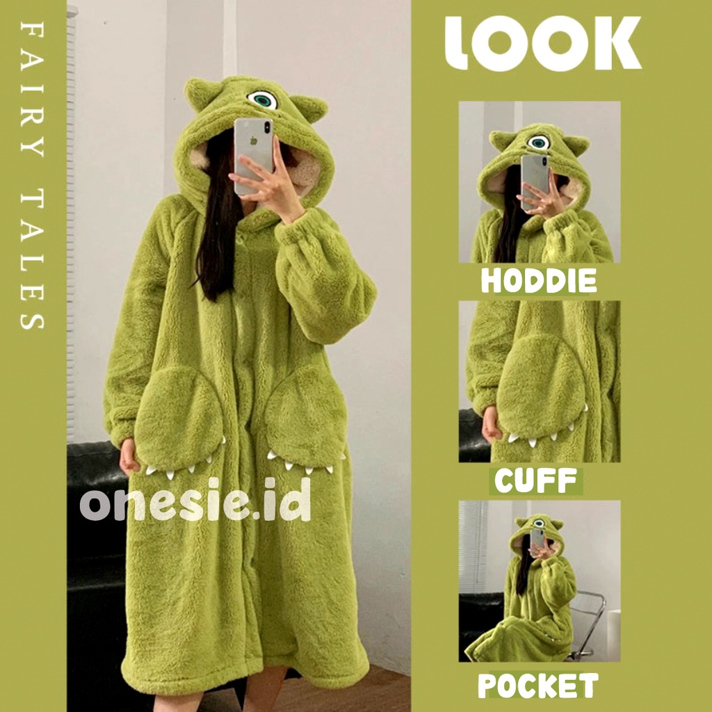 Jual MIKE DASTER KOSTUM ONESIE BAJU TIDUR PIYAMA KIGURUMI | Shopee ...