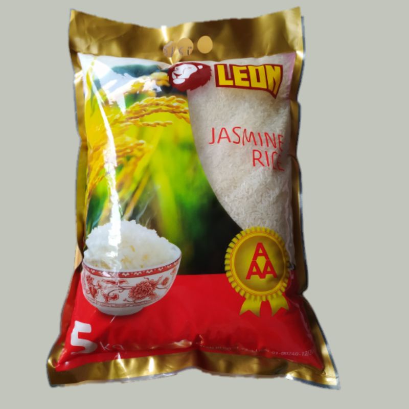 Jual Beras Leon Thai Jasmine Merah 5 Kg | Shopee Indonesia