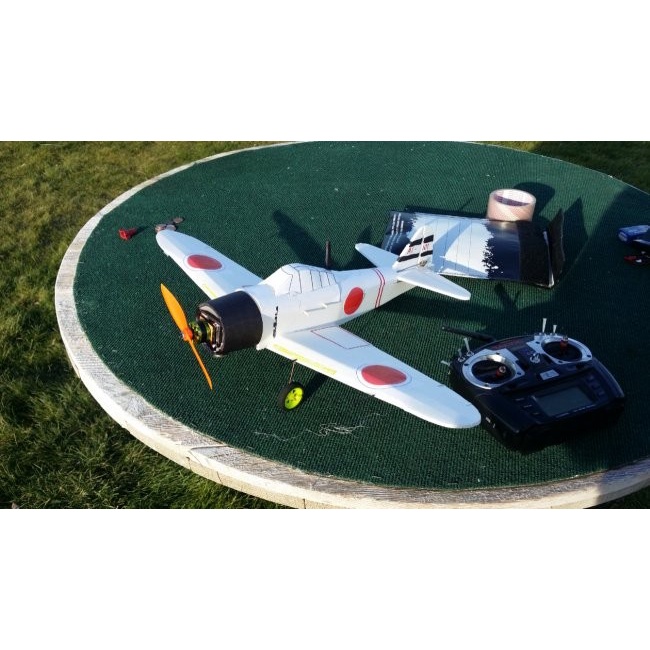 Jual Rc Plane Mighty Mini Mitsubishi A6M Zero Laser Cut Kit (Lembaran ...