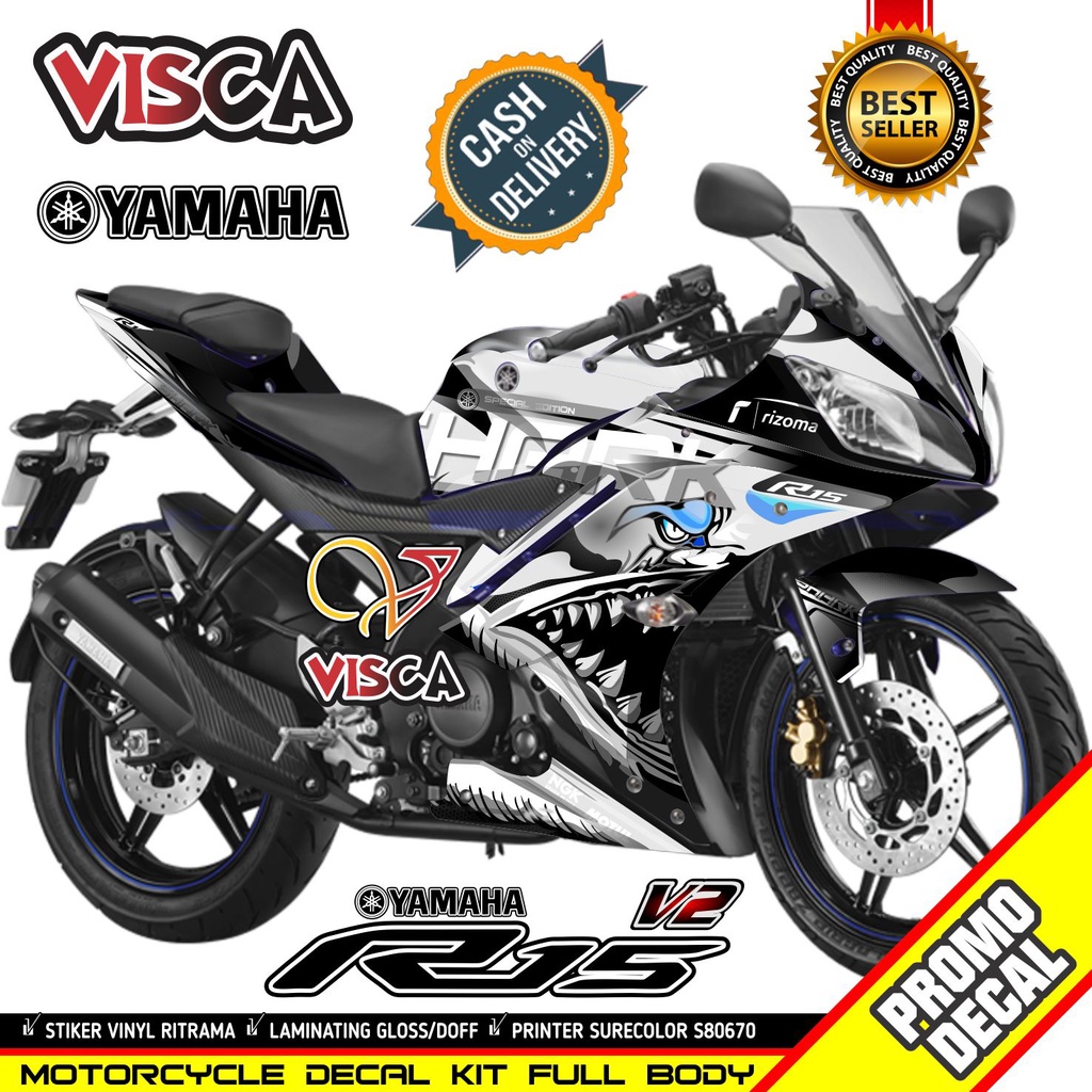 Jual Decal R15 V2 Full Body Dekal R15 V2 Stiker R15 V2 Full Body Keren ...