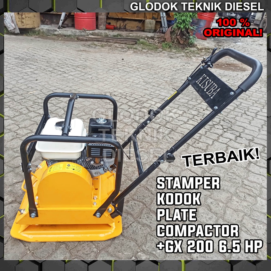 Jual Stamper Kodok Plate Compactor Engine Bensin TERBAIK | Shopee Indonesia