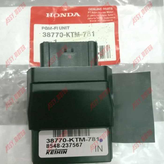 Jual 38770-KTM-781 ECM ECU Supra X 125 FI old/F1 Injeksi Gen 2005-2007 ...