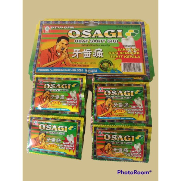 Jual Osagi kapsul obt sakit gigi | Shopee Indonesia