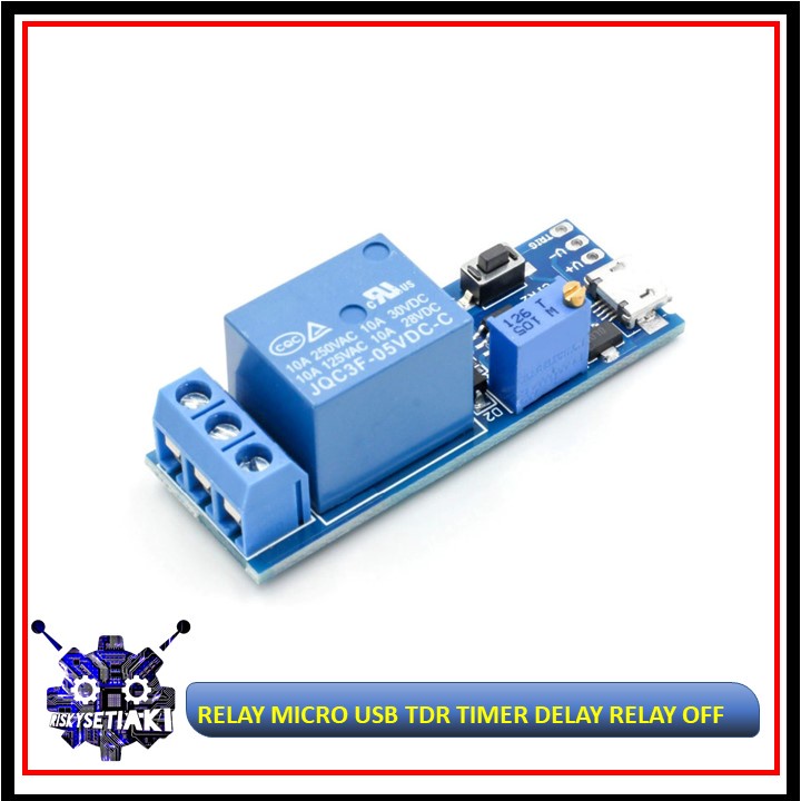 Jual RELAY MICRO USB TDR TIMER DELAY RELAY OFF NE555 TRIGGER SWITCH 5V ...