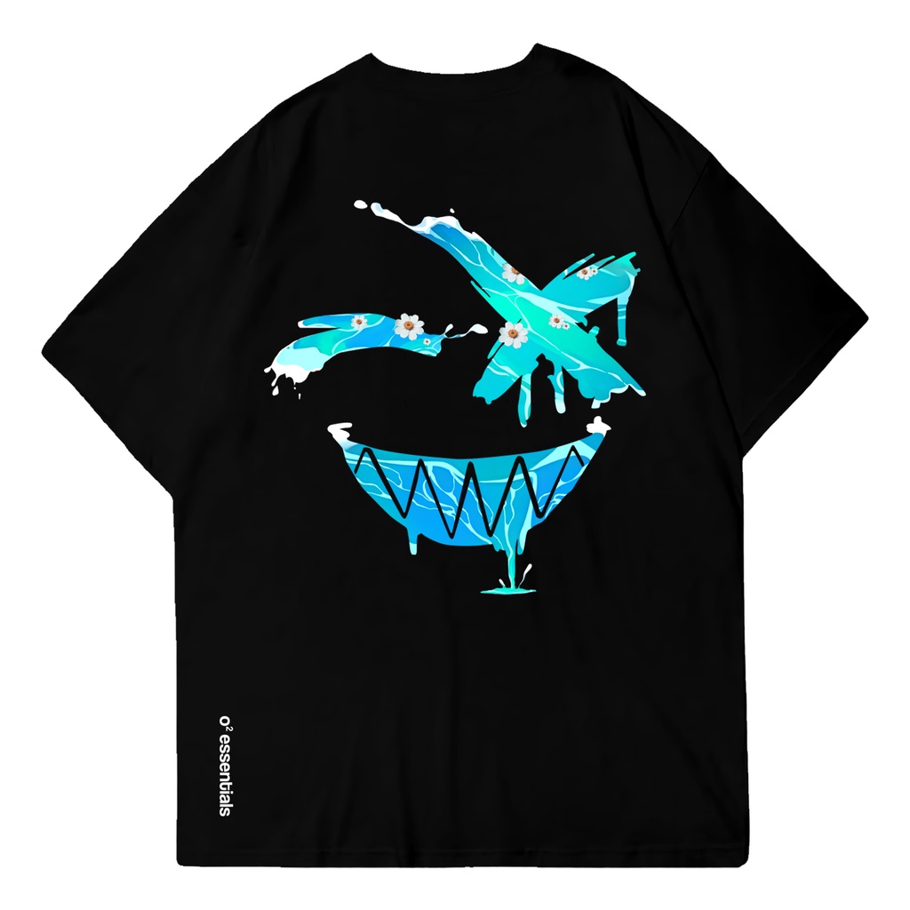 Jual O2 Essentials Kaos Oversize Premium Pria dan Wanita - Smile ...