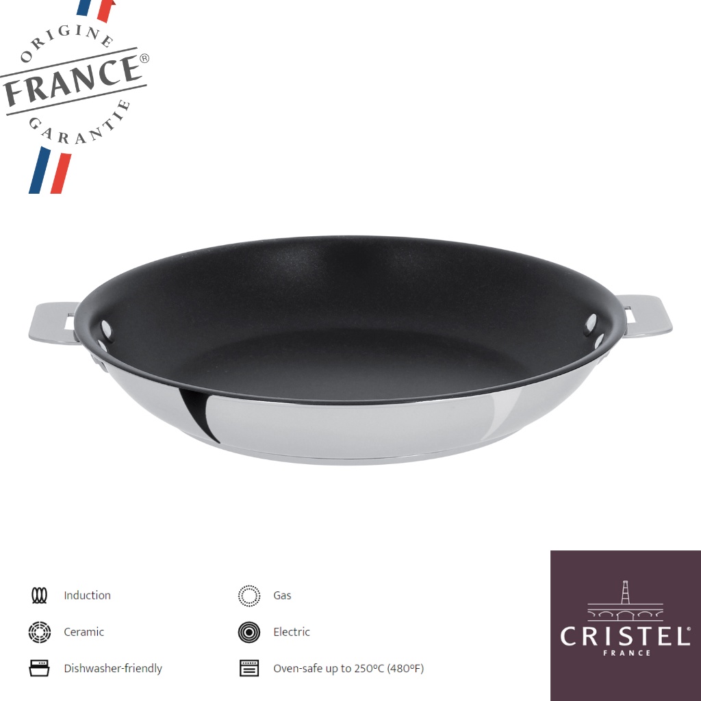 Jual Cristel Frying Pan Exceliss Non Stick Coating Removable Casteline ...