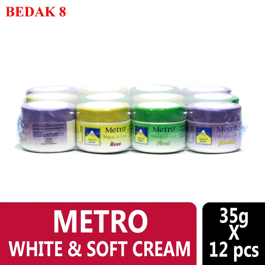 Jual Metro Snow White & Soft Cream 35 gr 1 pak isi 12 pcs (TIDAK BISA ...