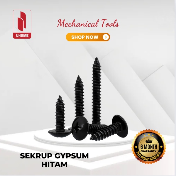 Jual Sekrup 6x3/4 6x1 6x1 1/4 6x1 1/2 6x2 / Sekrup Gypsum Hitam / Skrup ...