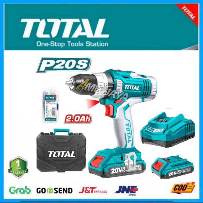 Jual Mesin Bor Baterai Lithium-ion Cordless Drill Portabel TOTAL ...