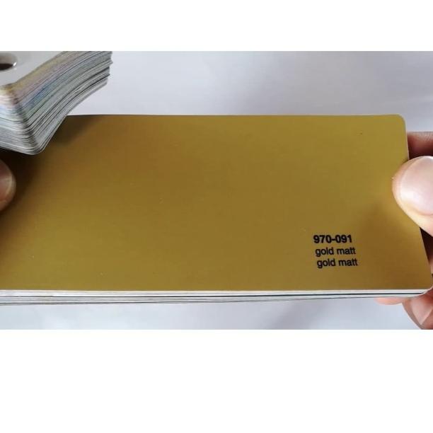 Jual Sticker Oracal 651 091 Gold Gloss/Matte(Doff) Meteran Cutting ...