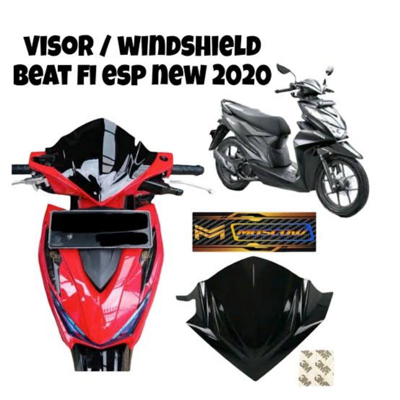 Jual MIKA VISOR BEAT 2020 - 2024 BEAT LED ISS ESP CBS BEAT DELUXE BEAT ...