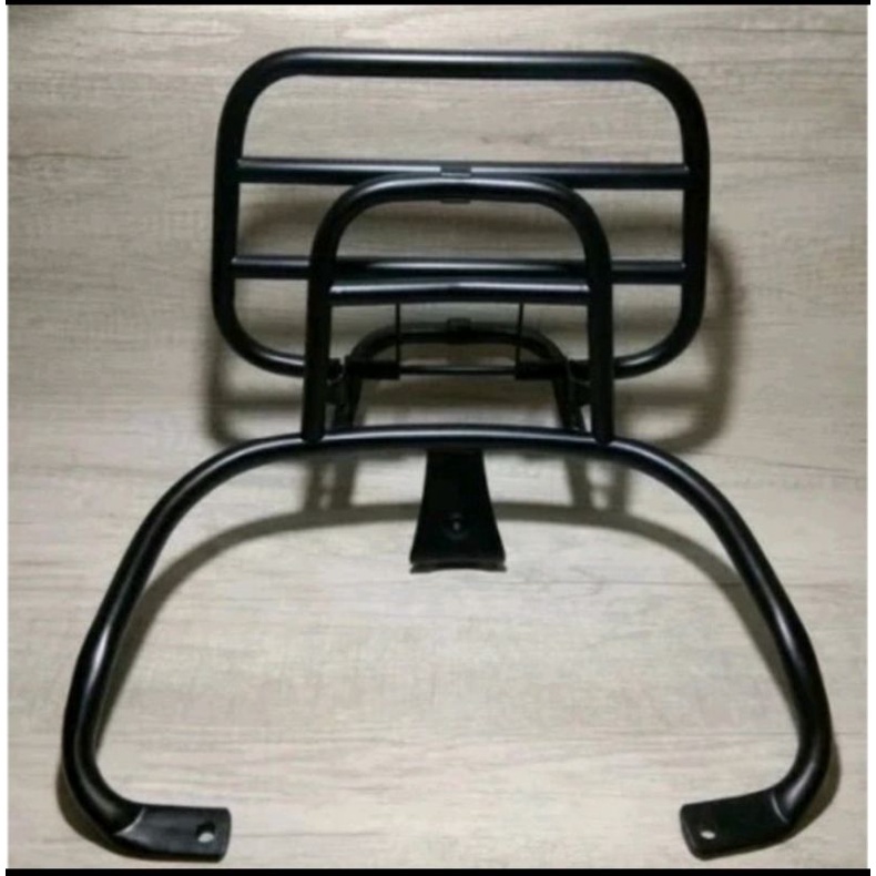 Jual back rack motor Vespa uwinfly T3 hitam | Shopee Indonesia