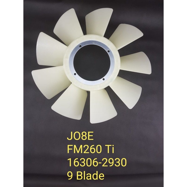 Jual fan blade kipas radiator hino lohan TI jo8e fm260TI 9 daun 52cm | Shopee Indonesia