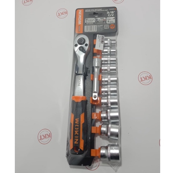 Jual Kunci Shock Sok Sock dengan Gagang SET 10 PCS 3/8" - RATCHET ...