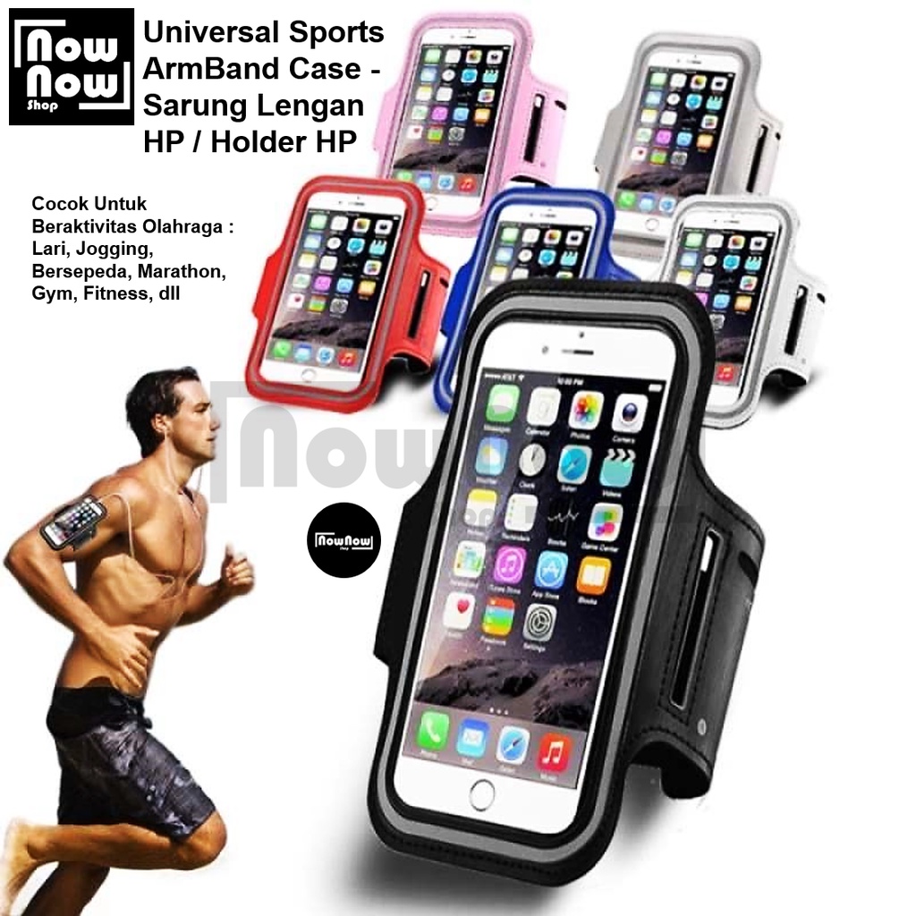 Jual ARMBAND Handphone Waterproof Sport Case Sarung Lengan Holder HP ...