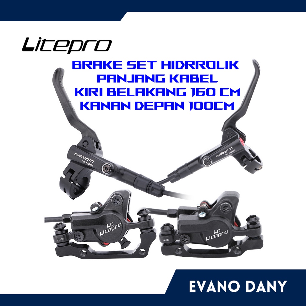 Jual Litepro Rem Hidrolik Sepeda Litepro Depan Belakang Not Zoom Tektro ...