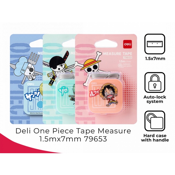 Jual Measure Tape Deli Meteran 1,5M One Piece 79653 | Shopee Indonesia