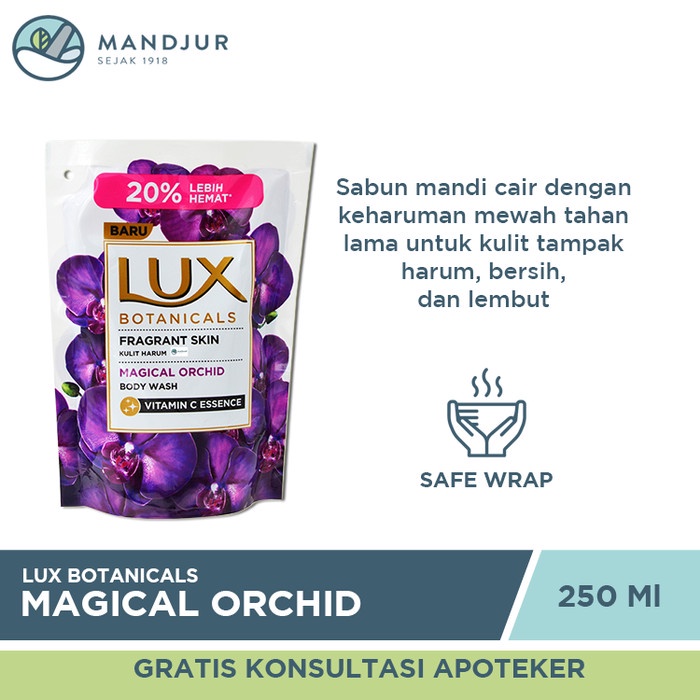 Jual Lux Botanicals Sabun Mandi Cair Magical Orchid 250 ML | Shopee Indonesia