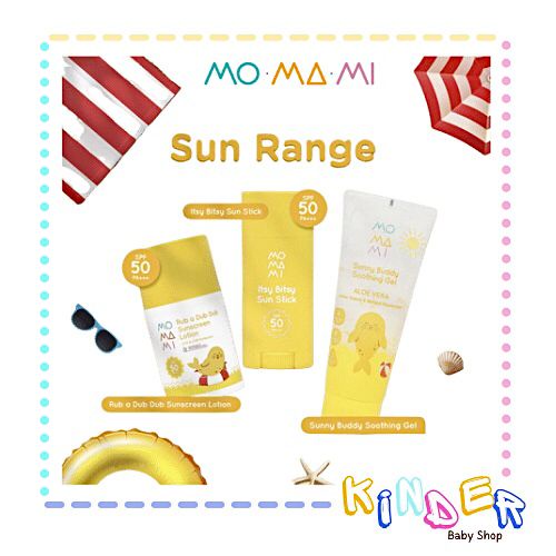 Jual MOMAMI Sun Care - Sun Stick / Lotion / Soothing Gel | Baby ...