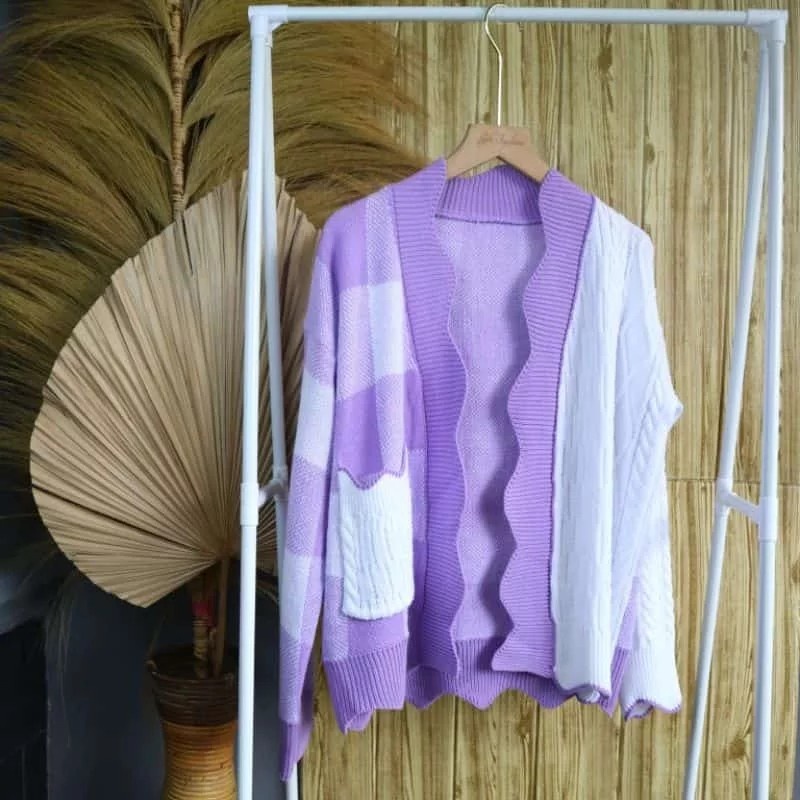 Jual Fluor.Inc - Cardigan Rajut Wanita Oversize Premium / Cardigan ...