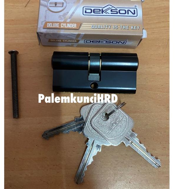 Jual Cylinder Dekkson DC DL 60 mm Matt Black Kunci Silinder Dekson | Shopee Indonesia