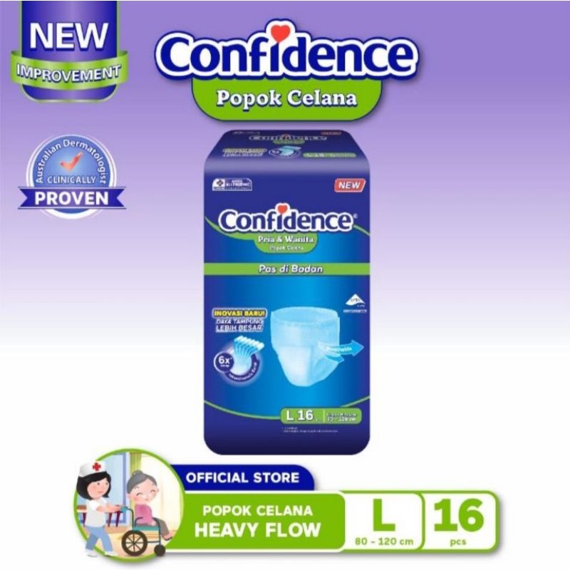 Jual Confidence Popok Celana Dewasa L16 Heavy Flow | Shopee Indonesia