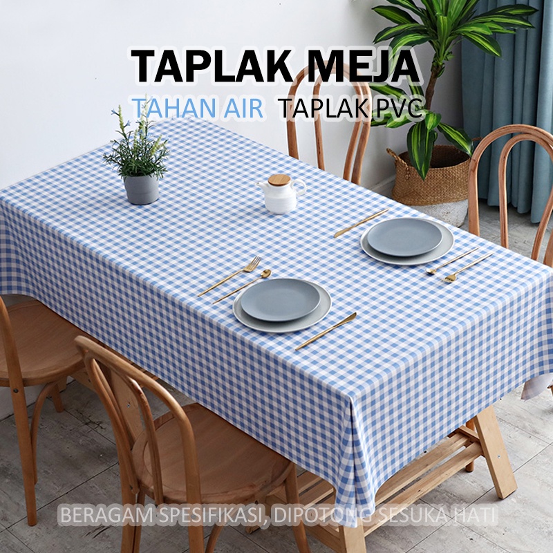 Jual Taplak meja / kotak Estetik Motif Kotak-kotak Estetik Gaya Korea ...