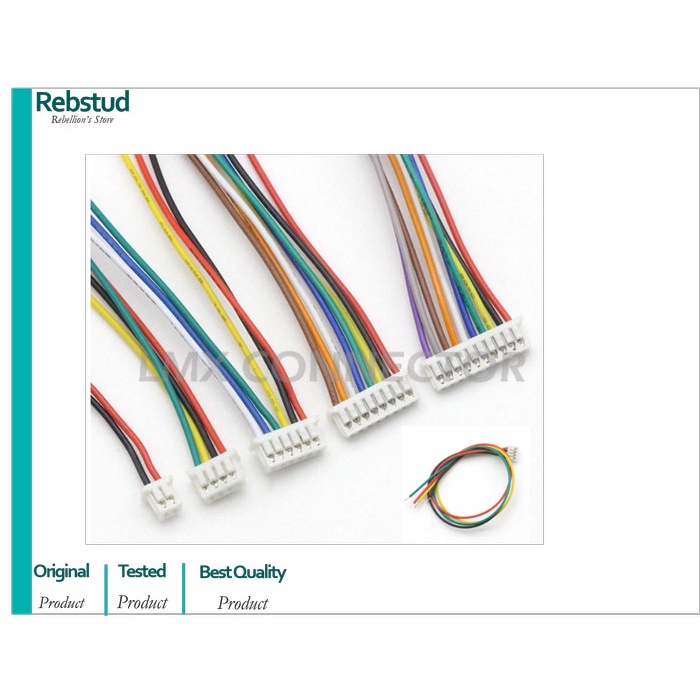 Jual Kabel MICRO JST 1.25mm Pitch Female Connector 10 cm 3 4 6 7 PIN | Shopee Indonesia