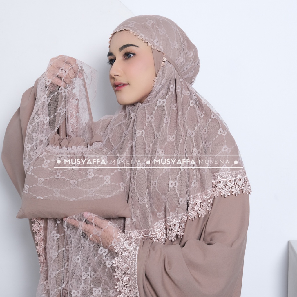 Jual MUSYAFFA - Mukena Dewasa Merisha Tile Brukat Mewah | Shopee Indonesia