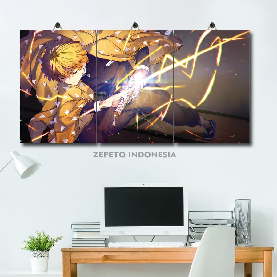 Jual DEKORASI DINDING JUMBO FOTO ANIME KIMETSU NO YAIBA 60X30 ...