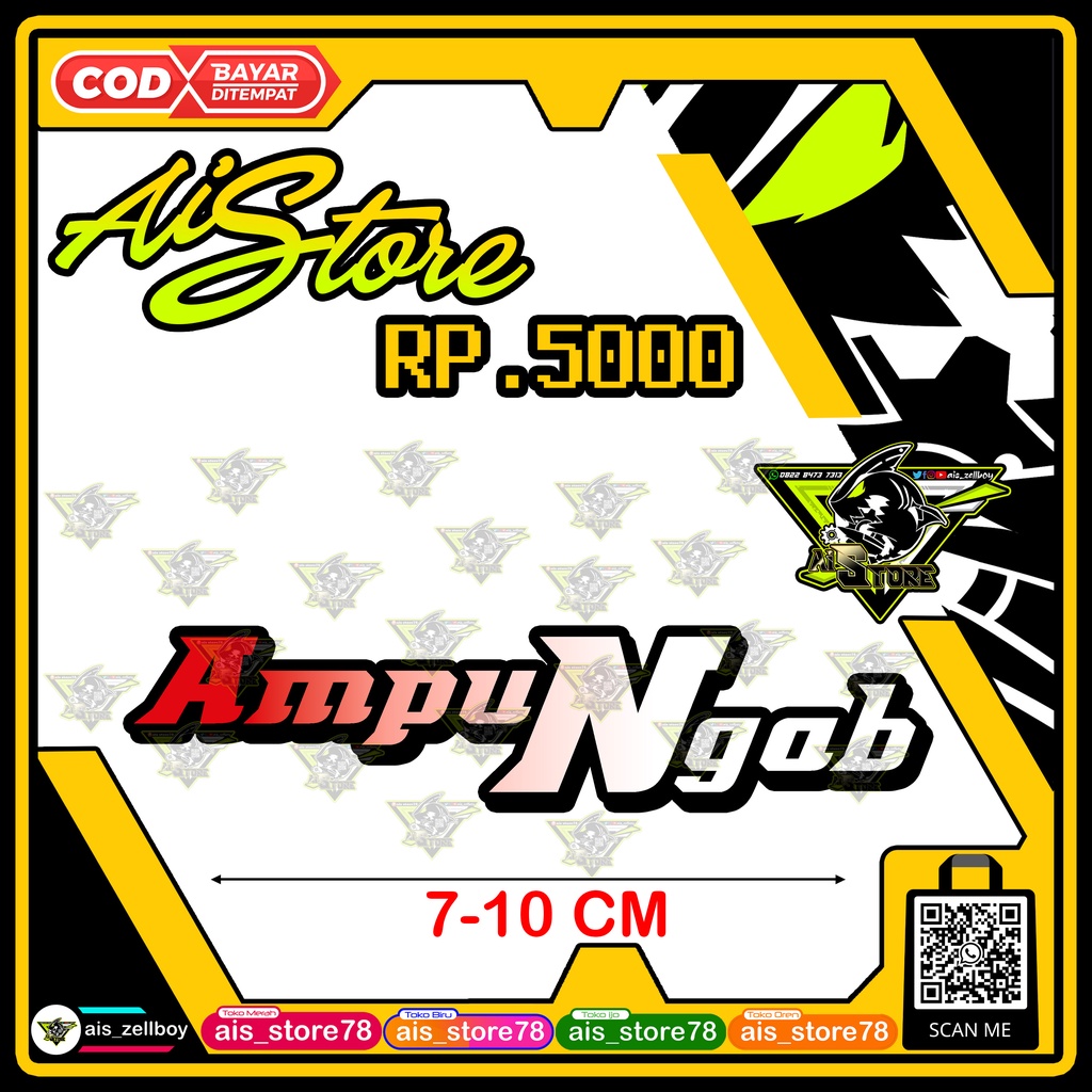 Jual Stiker Ampun Ngab | Shopee Indonesia
