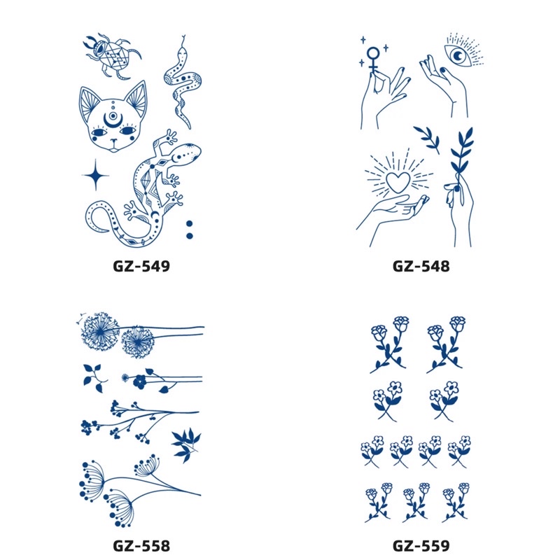 Jual Tatto Temporary semi permanent tahan 2 minggu atau Stiker Tato ...