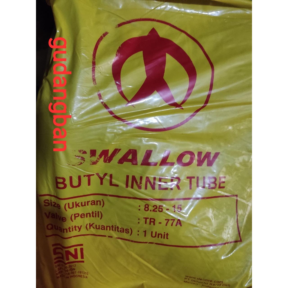 Jual Ban dalam Forklift 825 - 15 atau 8.25 ring 15 Swallow TR-77A Valve | Shopee Indonesia