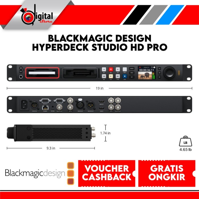 Jual Blackmagic Design HyperDeck Studio HD Pro | Shopee Indonesia