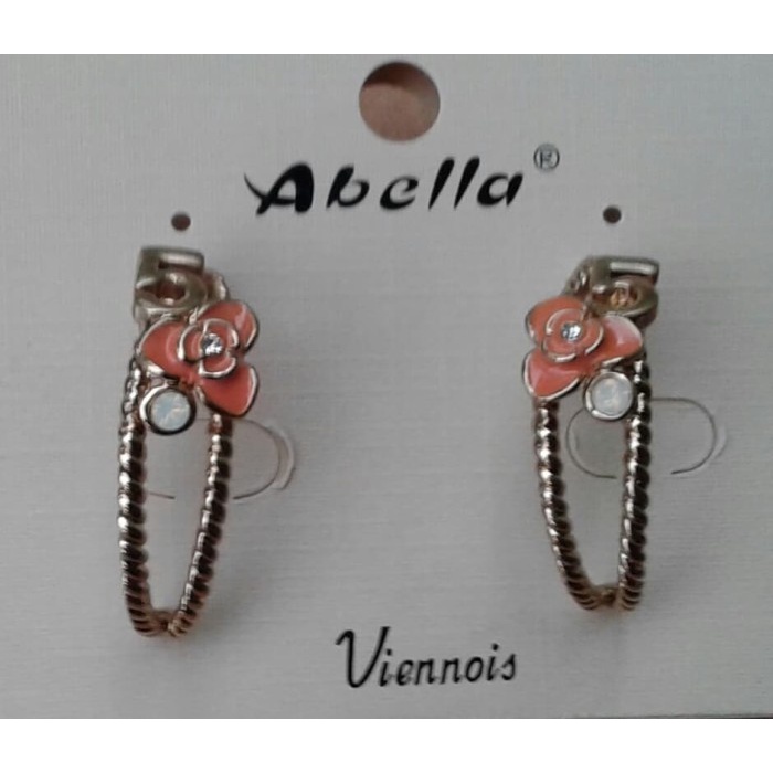 Jual Anting Tusuk Abella Viennois Motif Bunga & Angka 5 (0.8 cm ...