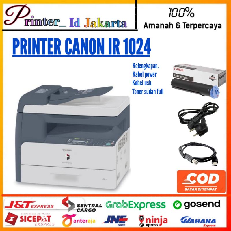 Jual Printer Canon Ir 1024 Fotocopy F4 Dari Kaca dan Adf | Shopee Indonesia