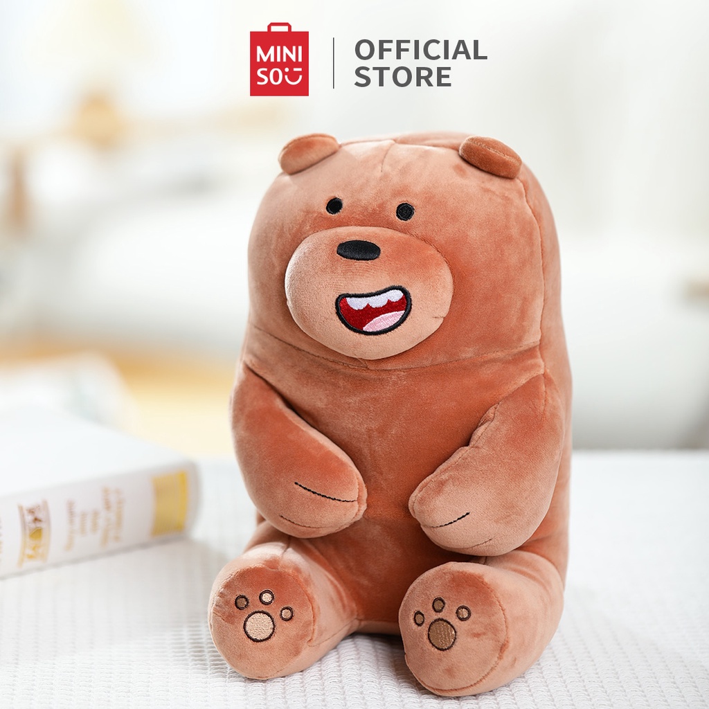 Jual MINISO Boneka We Bare Bears Lucu Beruang Panda Boneka Tidur Mainan ...