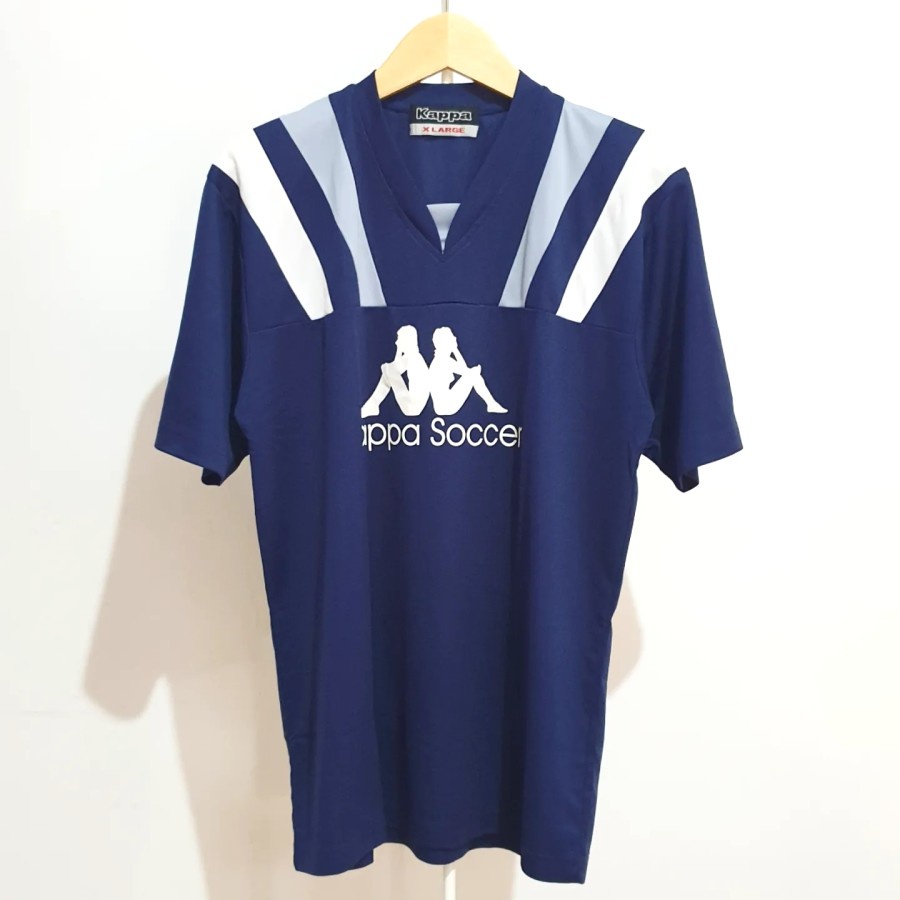 Jual Jersey Kappa Soccer Original Vintage Blue Navy Retro Klasik Ori ...