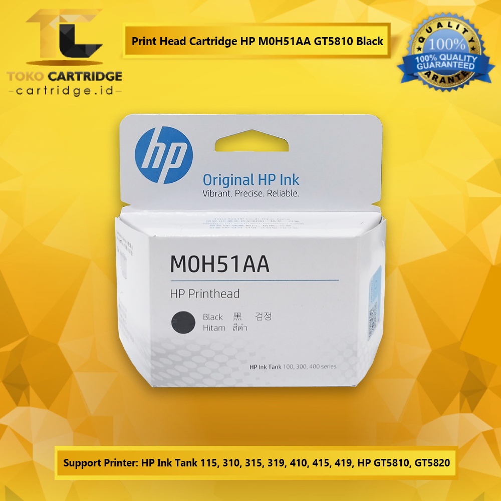 Jual Cartridge M0H51A Black Head Printer HP 115 315 415 GT5810 GT5820 ...