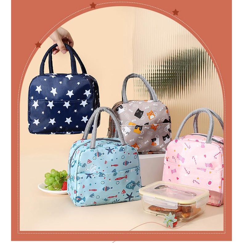 Jual Toko1234. Tas Bekal / Lunch Bag / Tas Travel Tempat Bekal / Tas ...