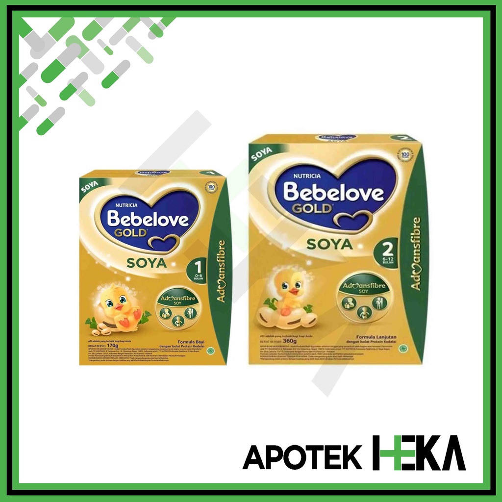 Jual Bebelove Gold Soya 170 g / 360 g - Susu Formula Protein Kedelai ...